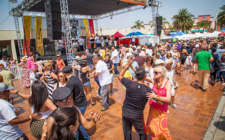 Oxnard Salsa Festival Main Stage Dance Floor 2 - Oxnard Salsa Festival